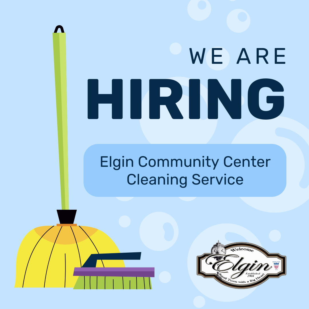 Town Of Elgin Hiring Community Center Cleaning Service - Town of Elgin ...